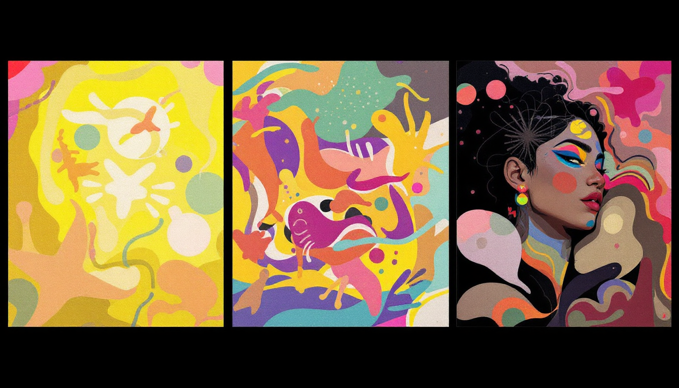 Abstract Art Creator AI | PixelDojo | AllYourTech