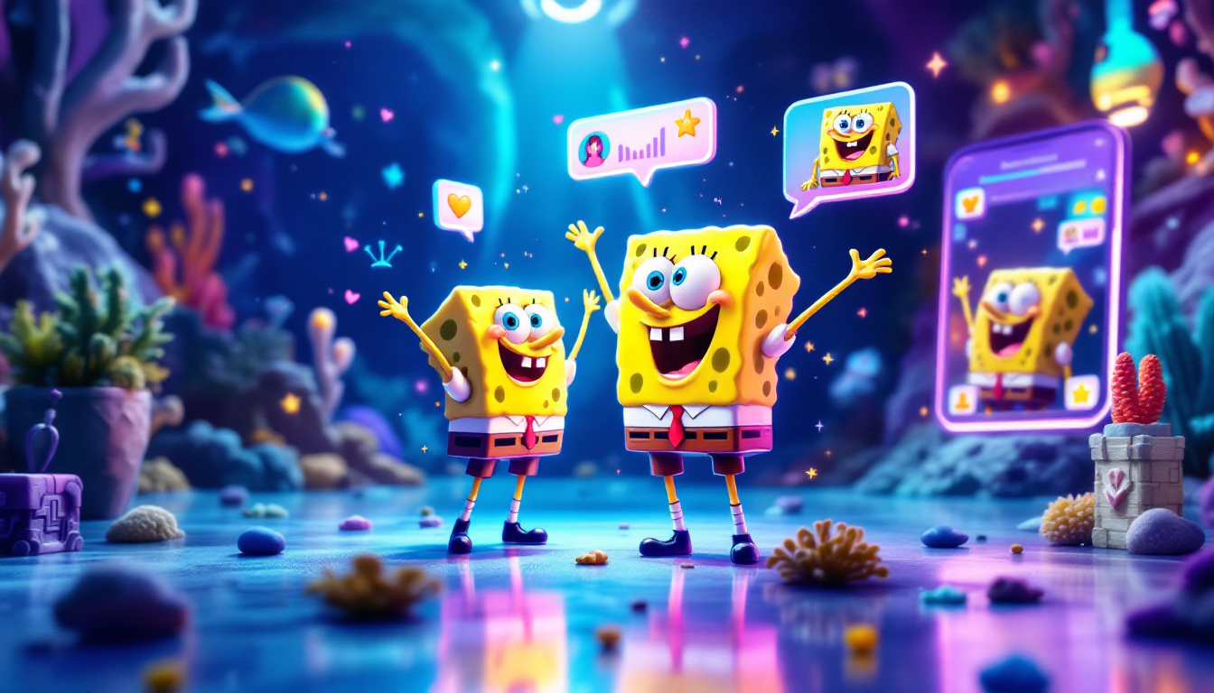SpongeBob AI Pictures Generator | SocialAF | AllYourTech